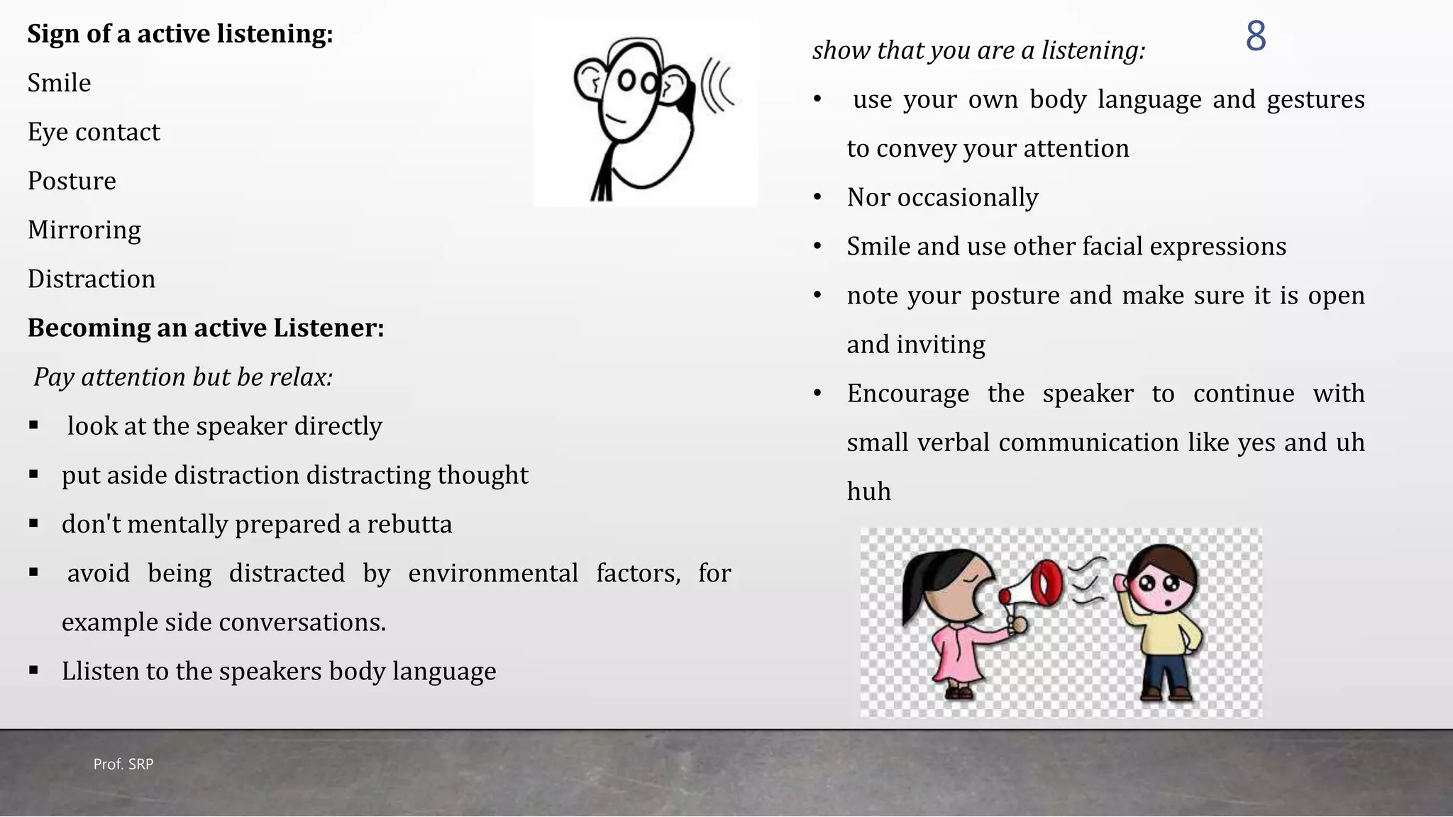 Basic listening skills | PPTX