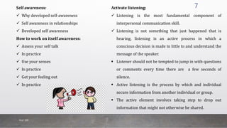 Basic listening skills | PPTX