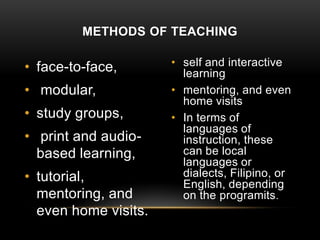 Basic literacy program | PPTX