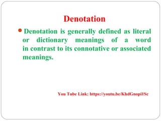 Apostrophe, Imagery, Symbolism, Denotation and Connotation | Basic ...