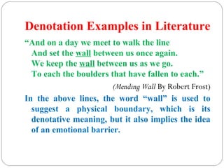 Apostrophe, Imagery, Symbolism, Denotation and Connotation | Basic ...