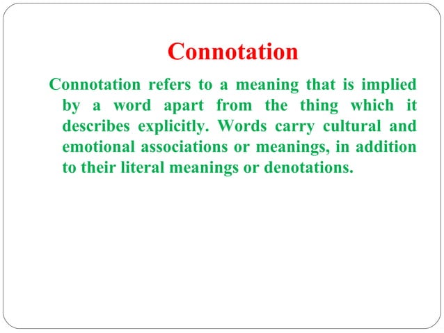 Apostrophe, Imagery, Symbolism, Denotation and Connotation | Basic ...