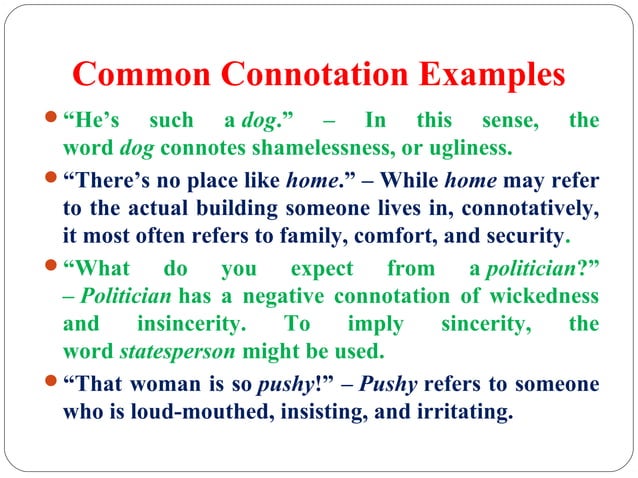 Apostrophe, Imagery, Symbolism, Denotation and Connotation | Basic ...