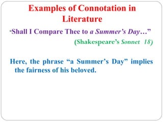 Apostrophe, Imagery, Symbolism, Denotation and Connotation | Basic ...