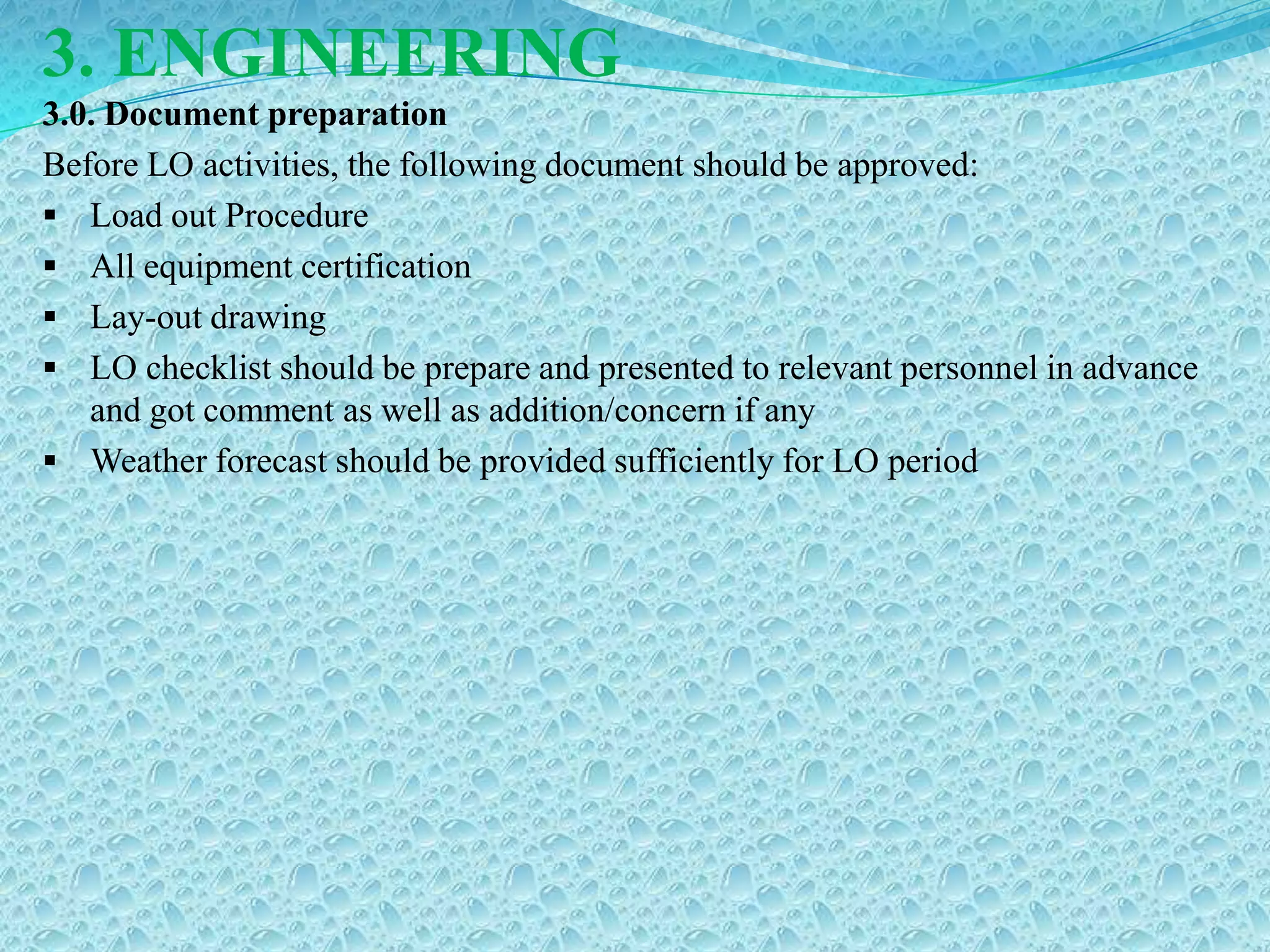 Basic load out methodologies introduction | PPTX