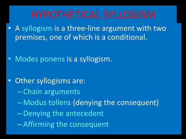 Basic Logical Argument.ppt