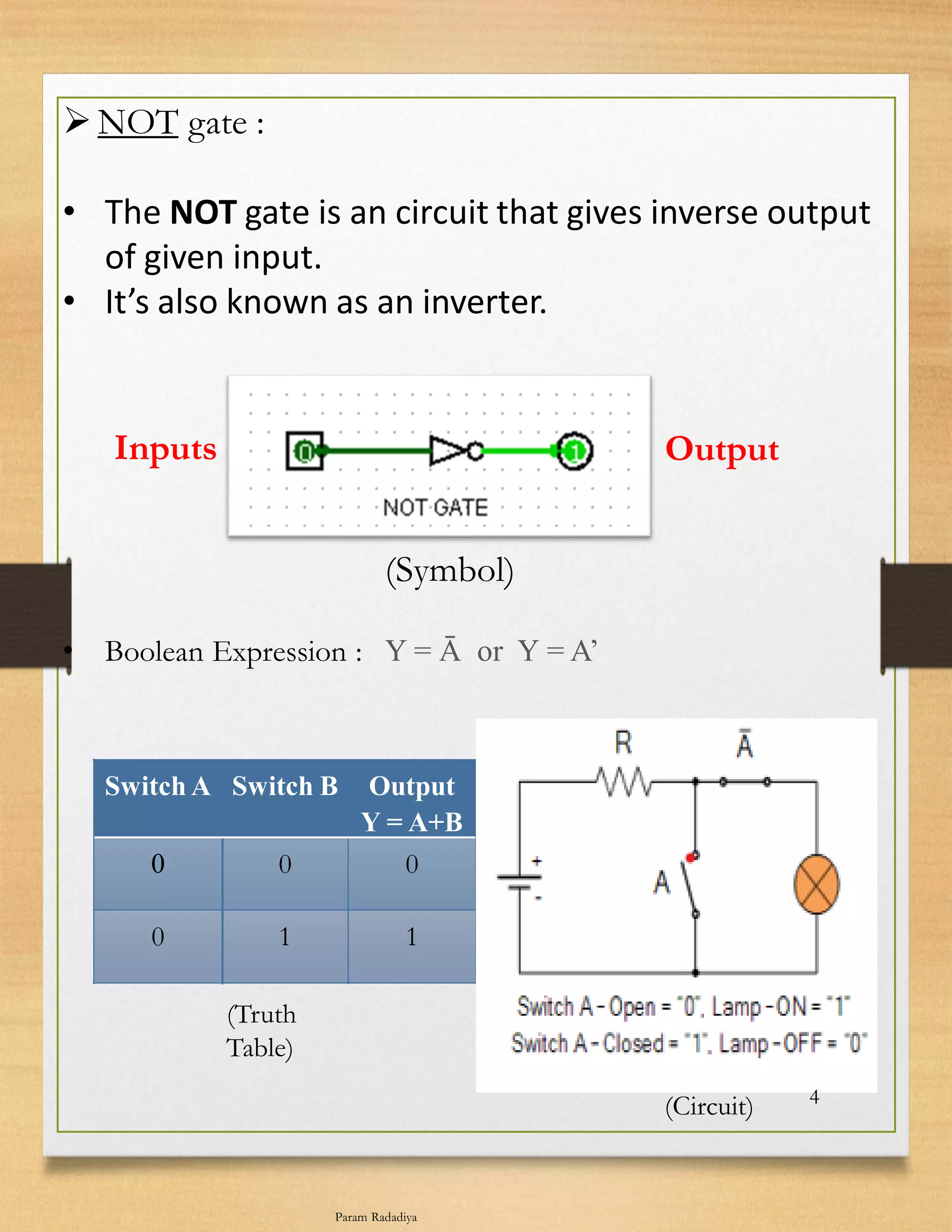Basic logic gates | PDF
