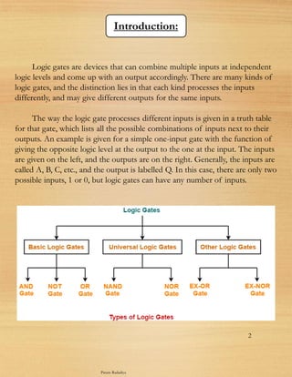 Basic logic gates | PDF