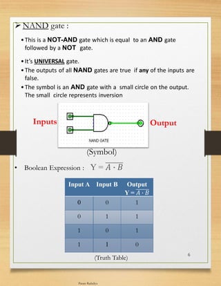 Basic logic gates | PDF