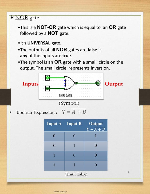 Basic logic gates | PDF