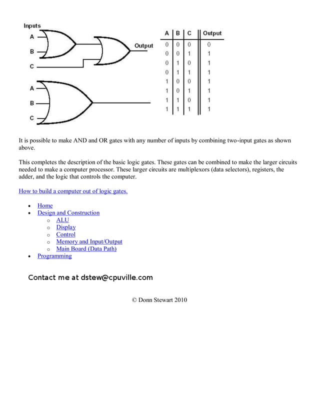 Basic logic gates and buffers | PDF