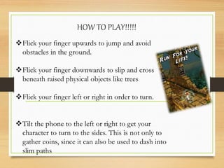 Basic logic of temple run | PPTX