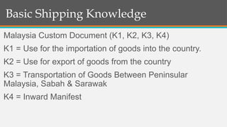 Basic Logistics Training and Shipping Knowledge | PPT