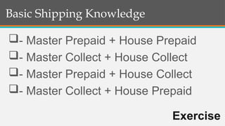 Basic Logistics Training and Shipping Knowledge | PPT