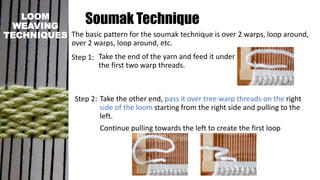 BASIC LOOM WEAVING TECHNIQUES.pptx