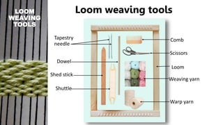 BASIC LOOM WEAVING TECHNIQUES.pptx