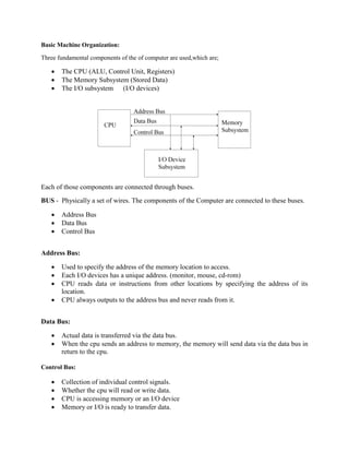 Basic+machine+organization | PDF