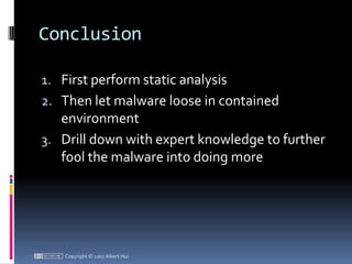 Basic Malware Analysis | Ppt | Free Download
