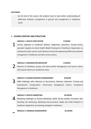 Basic management aspects of health care | PDF