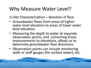 Basic Manual Water Level Measurement | PPTX