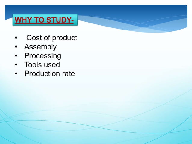Basic manufacturing process | PPTX