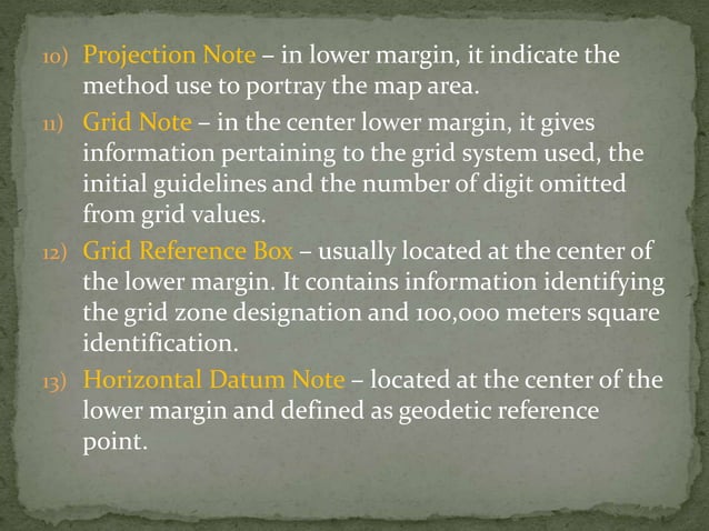 Basic map reading | PPTX | Maps & Navigation