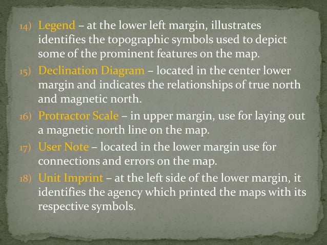 Basic map reading | PPTX | Maps & Navigation