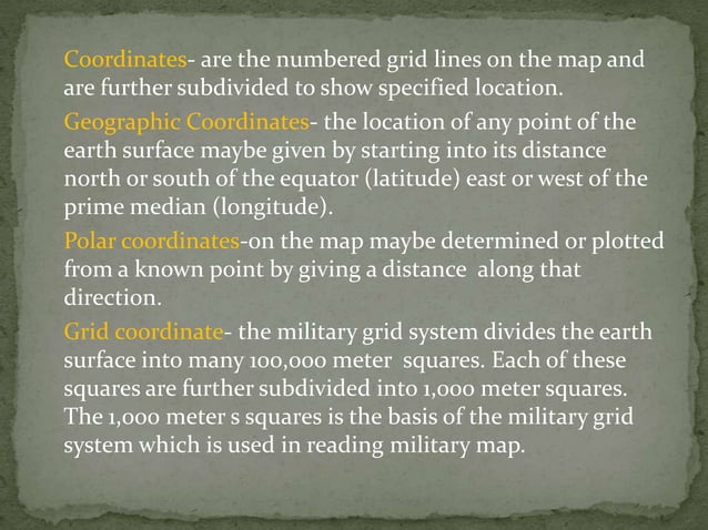 Basic map reading | PPTX | Maps & Navigation Basic map reading | PPTX | Maps & Navigation