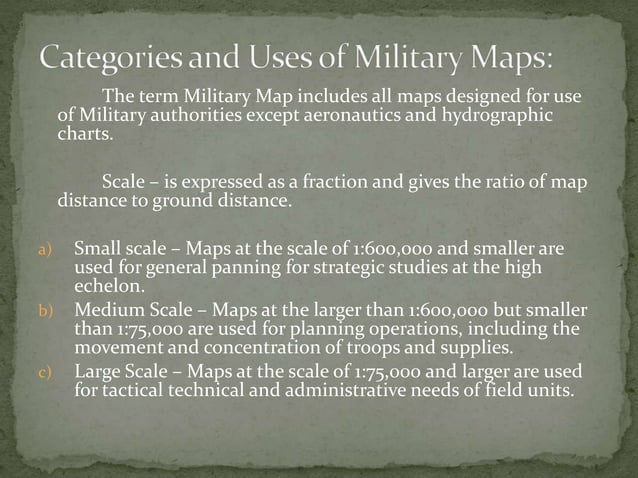 Basic map reading | PPTX | Maps & Navigation