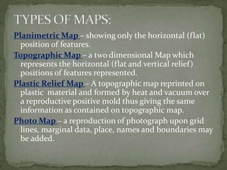Basic map reading | PPTX | Maps & Navigation