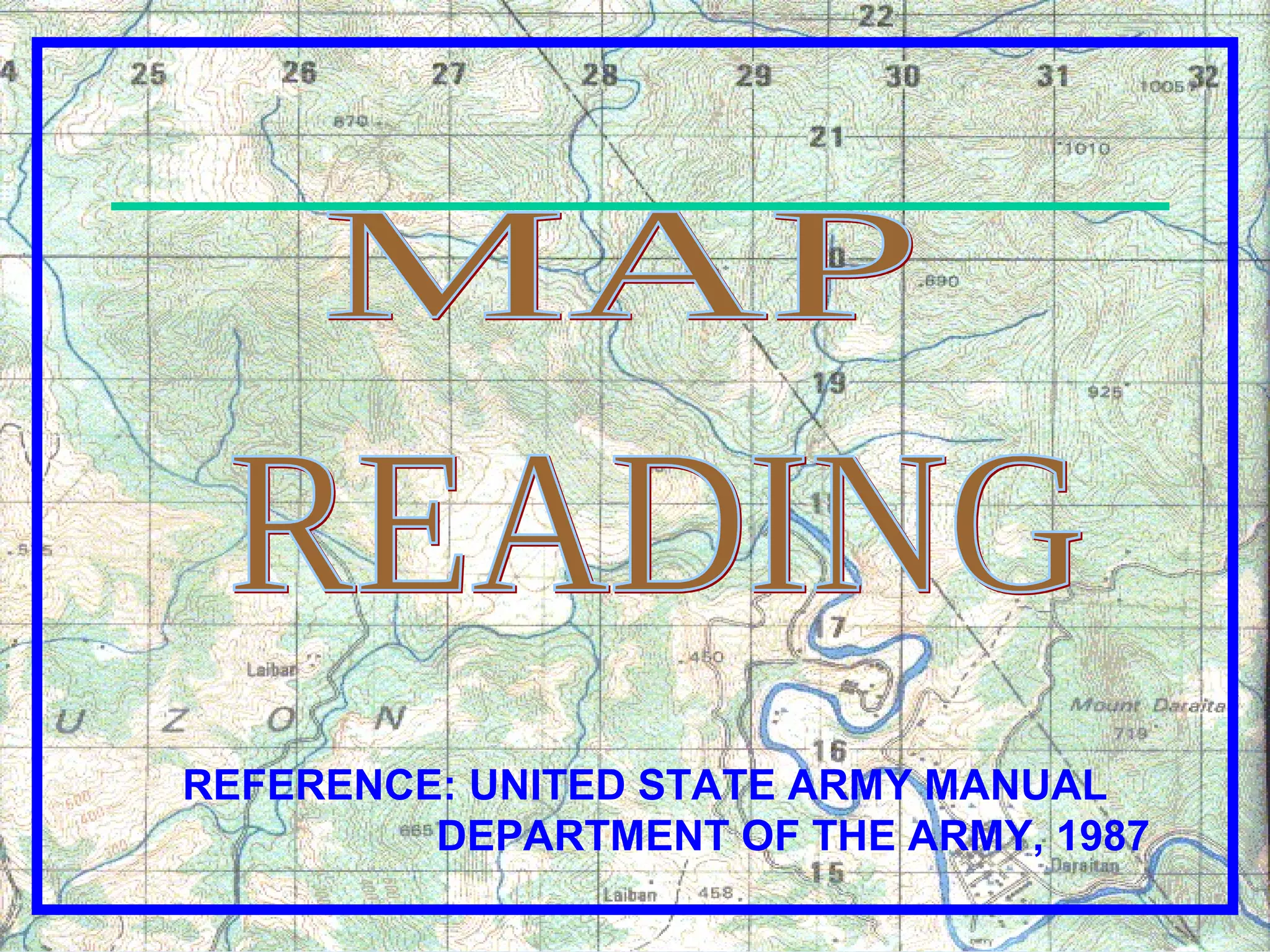 Basic map reading | PPT