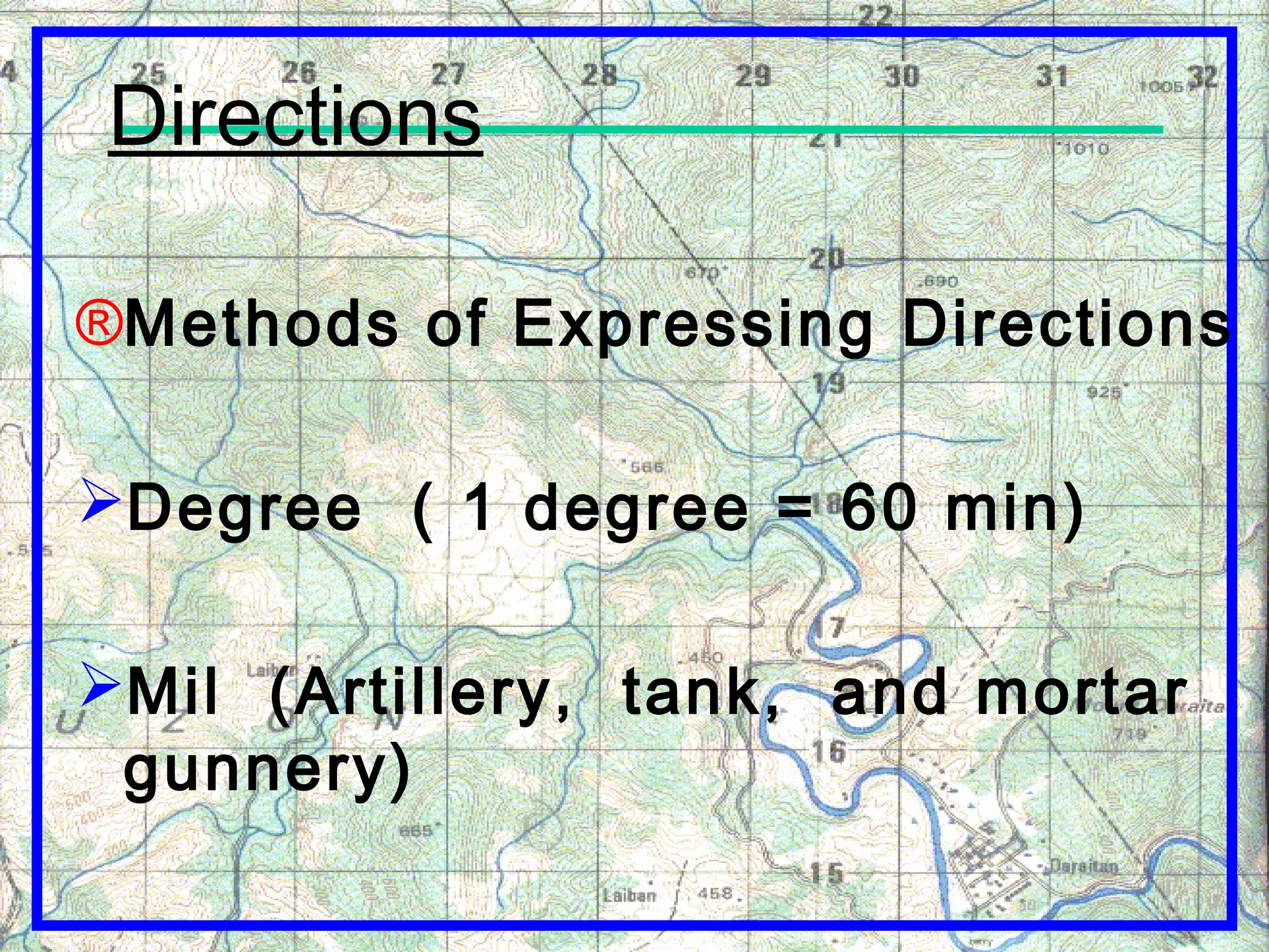 Basic map reading | PPT