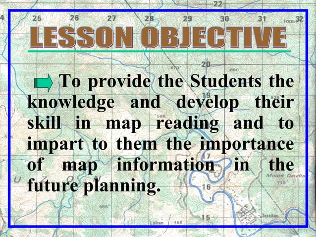 Basic map reading | PPT