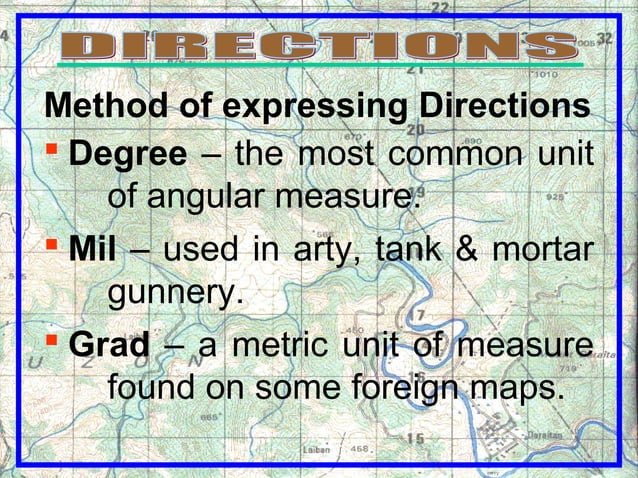 Basic map reading | PPT