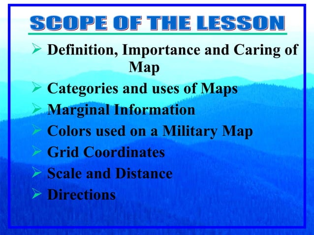 Basic map reading | PPT