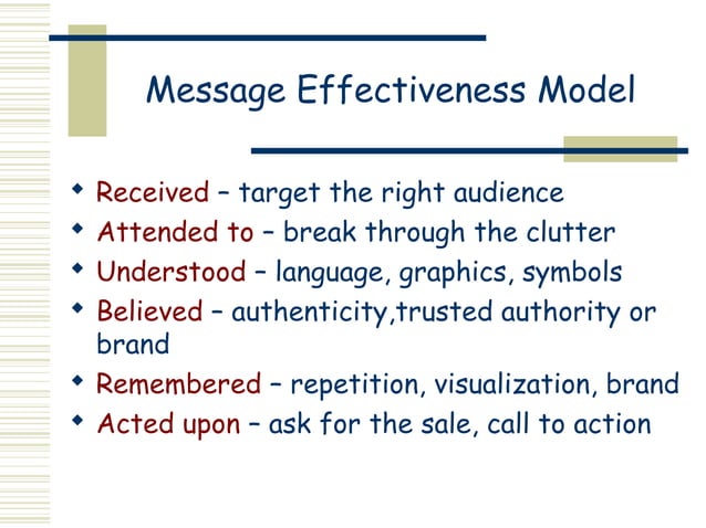 Basic marketing models | PPT