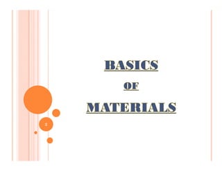 Basic materials & structures | PDF