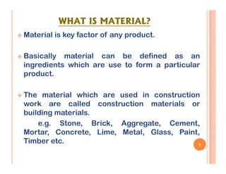 Basic materials & structures | PDF