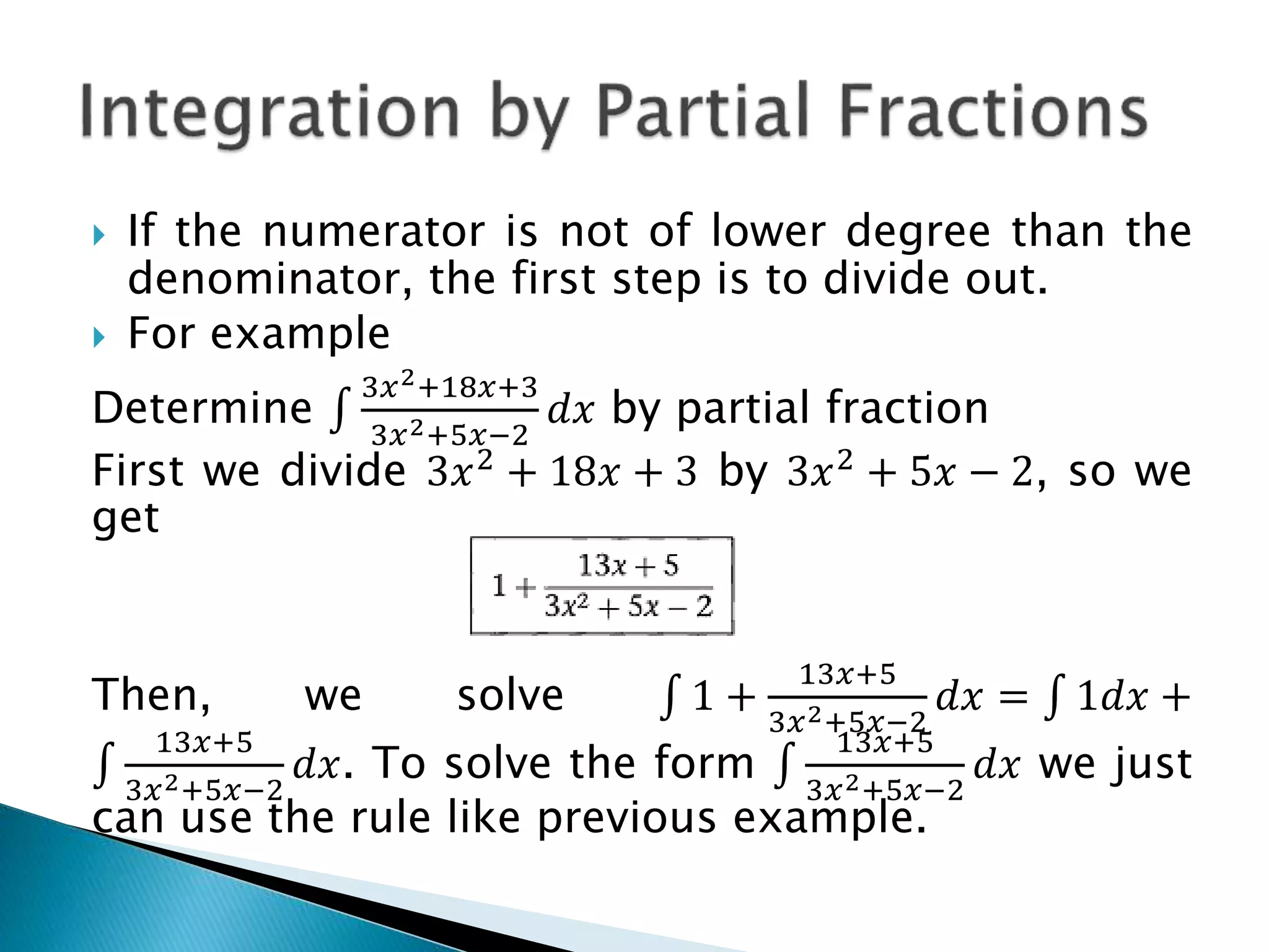Basic mathematics integration | PPTX | Physics | Science