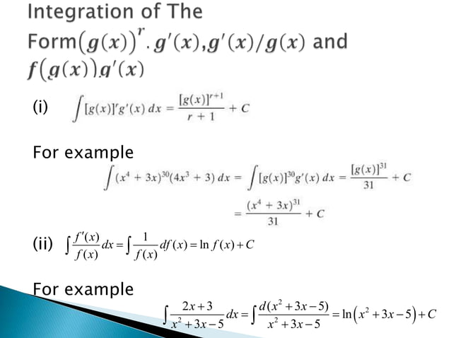 Basic mathematics integration | PPTX | Physics | Science