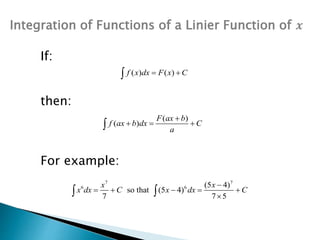 Basic mathematics integration | PPTX | Physics | Science