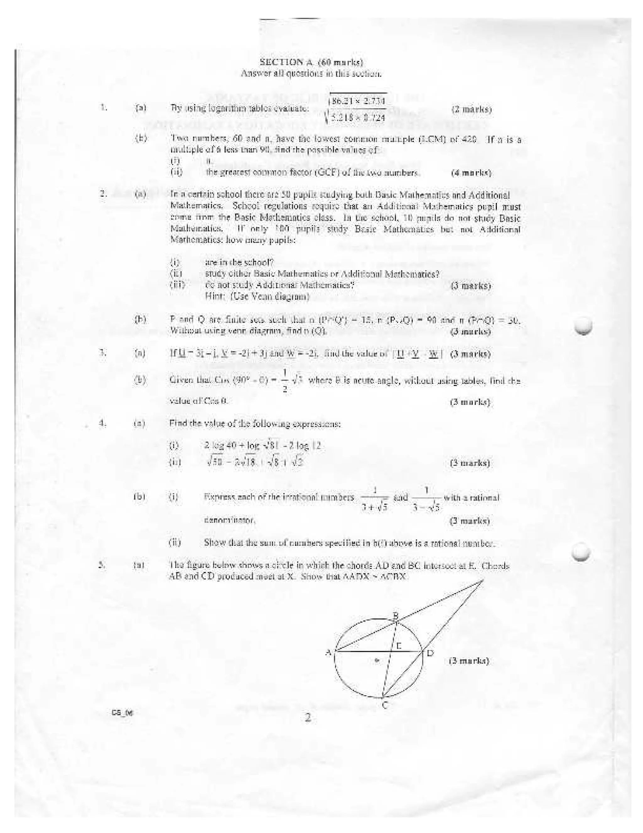 Basic math iv 2006 | PDF