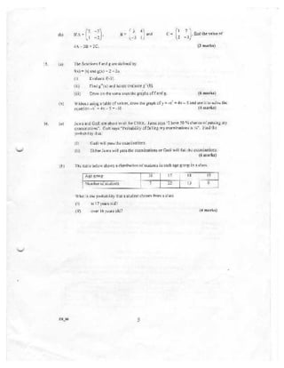 Basic math iv 2006 | PDF