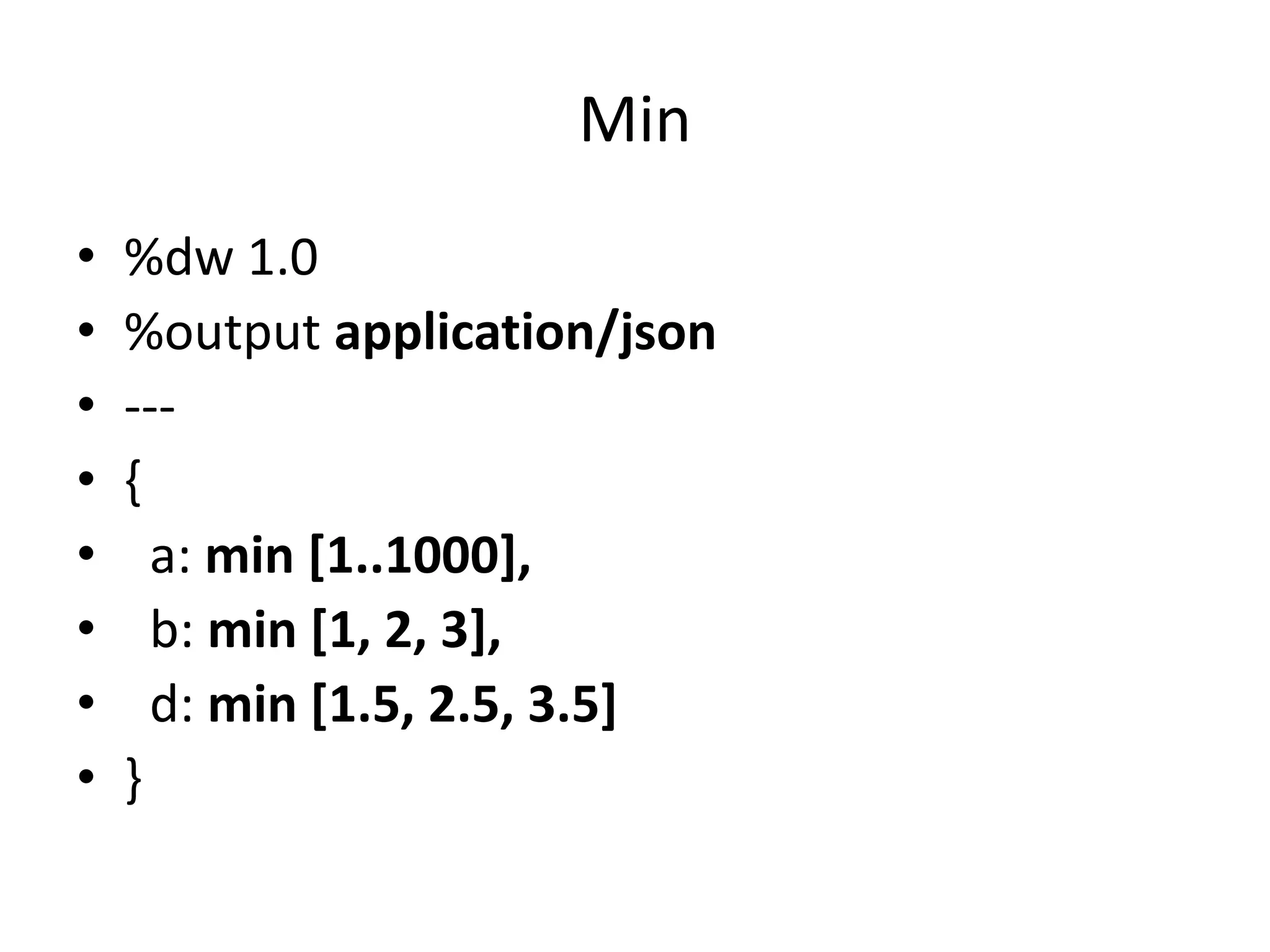 Basic math operations using dataweave | PPT
