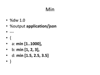 Basic math operations using dataweave | PPTX