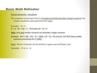 Basicmathrefresher | PPT