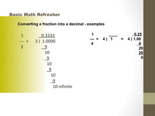 Basicmathrefresher | PPT