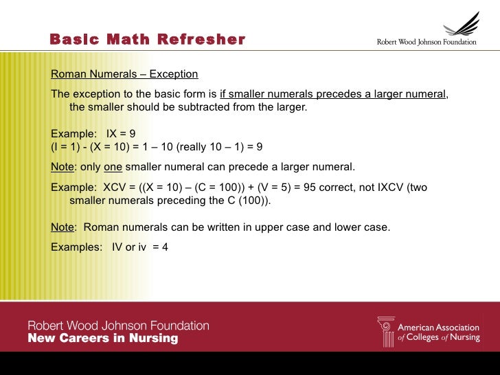 Standard numeral form - icumewd