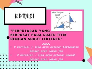 Basic Math Project: Transformasi Geometri | PPTX | Homework and Study | Education