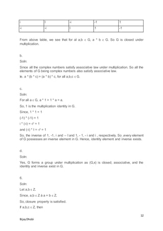 Basic math solution | PDF
